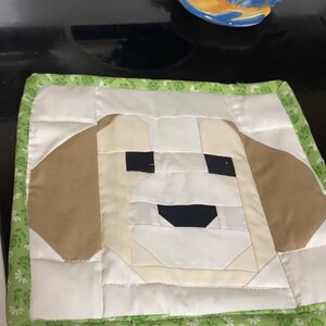 Set of 4 Camping Quilt Block Patterns Mountains, Camper, Campfire ...