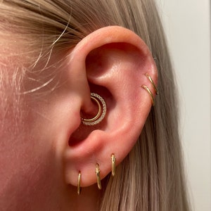 14K REAL Solid Gold Silicone Push-back, Push-back, Screw-back ...