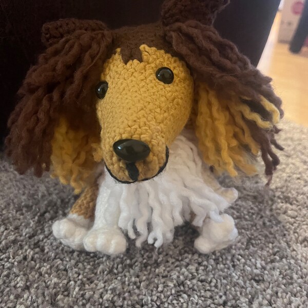 Rough Collie Amigurumi Crochet Pattern - Etsy