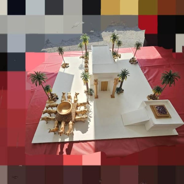 Solomon's Temple Model Kit (do-it-yourself) - Beit Hamikdash - Etsy