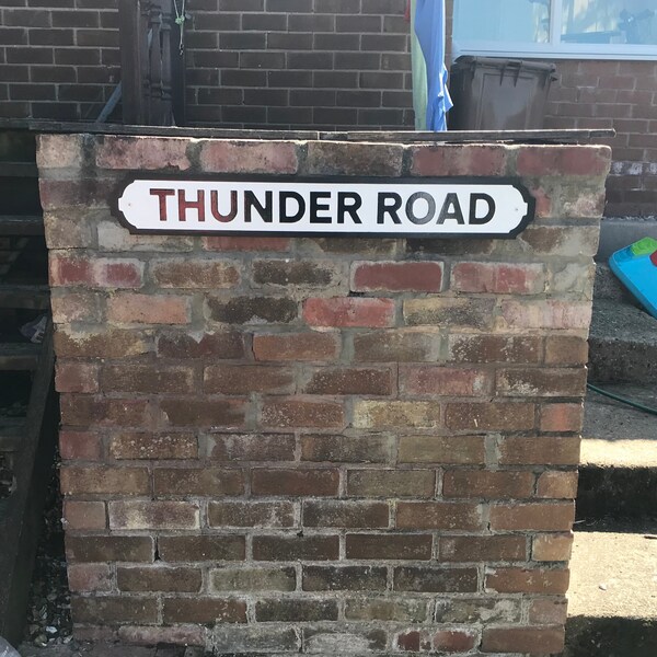Bruce Springsteen Inspired Thunder Road Old Fashioned Faux Cast Iron ...