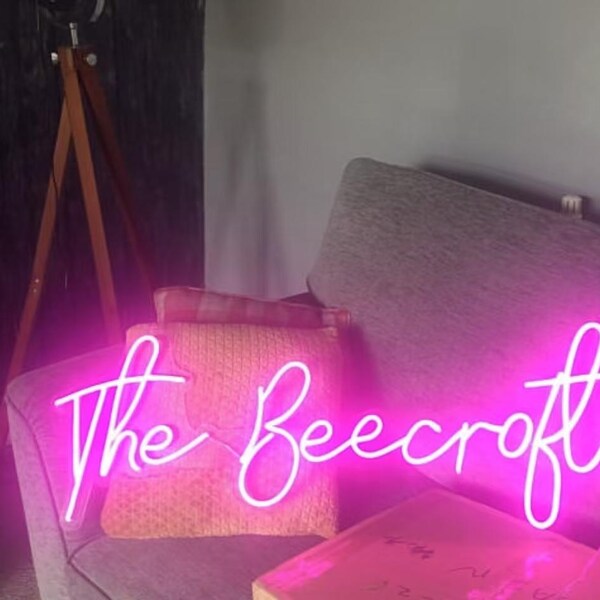 Modern Illuminated Backlit House Sign Custom LED Address Plate Lighted ...