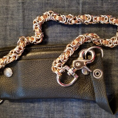 Handmade Heavy Duty Chainmaille, Wallet Chain, Stainless Steel ...