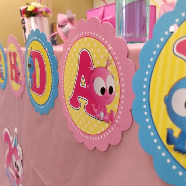 Googoo & Gaagaa Babyfirst Tv Personalized Banner Decoration - Etsy