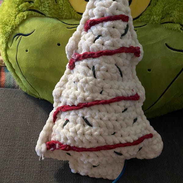 Christmas Tree Cuddler Crochet Pattern by Sheepish Stitches | Christmas ...