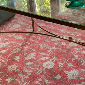 Muted Pink Rug, Small Turkish Rug, Bohemian Rug, Wool Rug, Bathroom Rug ...