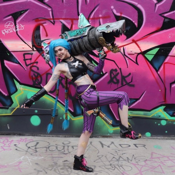 Jinx Arcane Printable Tattoos / Jinx Clouds Tattoos / Jinx Tattoos ...