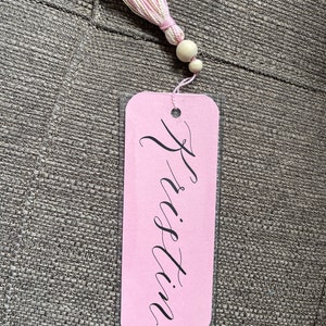 Custom Bookmarks Calligraphy Bookmarks Personalized - Etsy