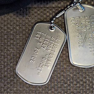 Simon 'ghost' Riley US Military Dog Tag Set - Etsy
