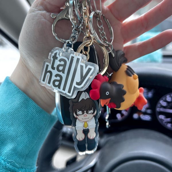 Tally Hall Acrylic Charms - Joe, Rob, Ross, Zubin, Andrew, Bora - Etsy