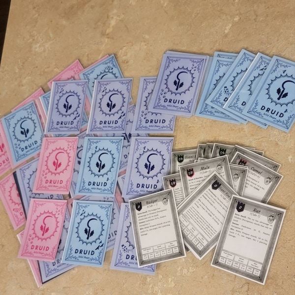 Druid Cheat Sheet | Druid Quick Reference Guide | Dnd Cheat Sheet | 9 ...