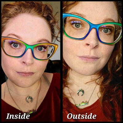 Custom Magnetic Thermal Mood Ring Topper for Pair Frames Color-changing ...