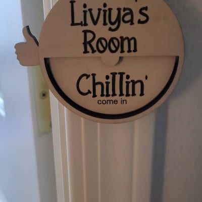 Bathroom Door Sign Dorm Room Restroom Privacy Sign Roomate Bathroom ...