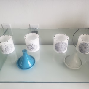 6 Panjatan Pak LED Candles Islamic Home Decor Muharram - Etsy