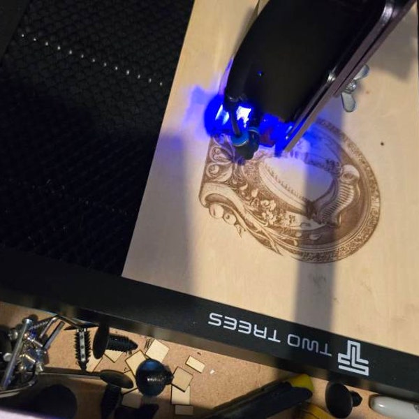 770 SVG DXF Scroll Flower Ornament Bundle for Lightburn Laser Engrave ...