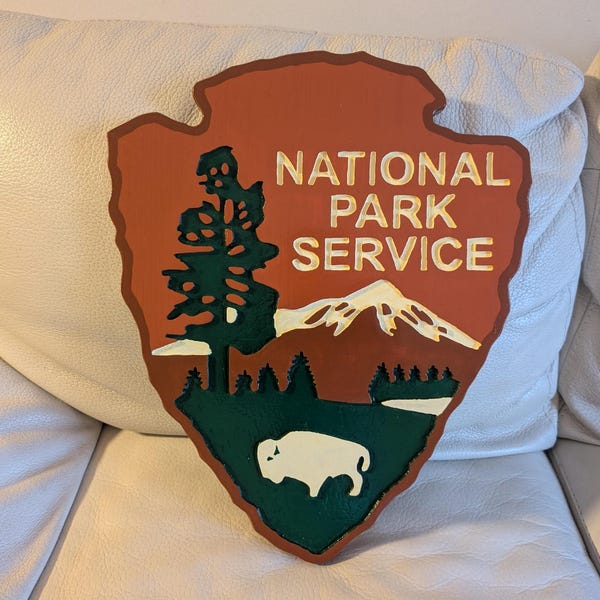 SCENIC RIVER NAME Sign, National Park Style Trail Road Cabin Refuge ...