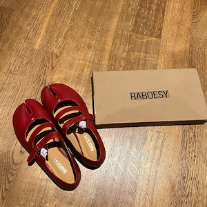 Women Retro Style Round Toe Three Straps Mary Jane Heels Classic Red ...