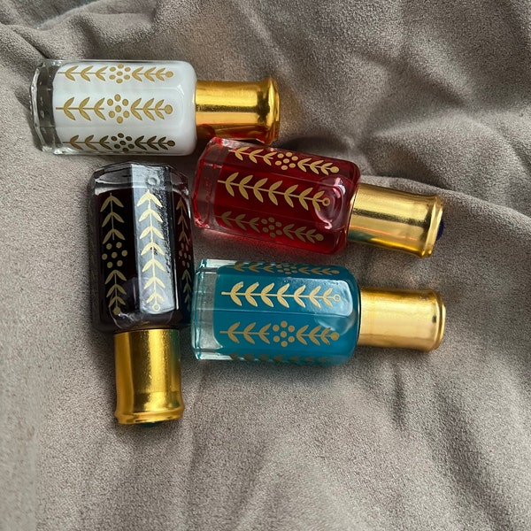 4PCS Musk Al Tahara 12ml White Musk + Pomegranate + Berry + Powder Oil ...