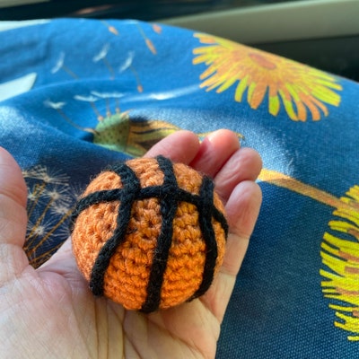 Crochet Basketball Pattern, How to Crochet a Basketball, Basketball ...