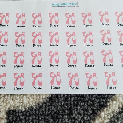 Dance Planner Stickers - Etsy
