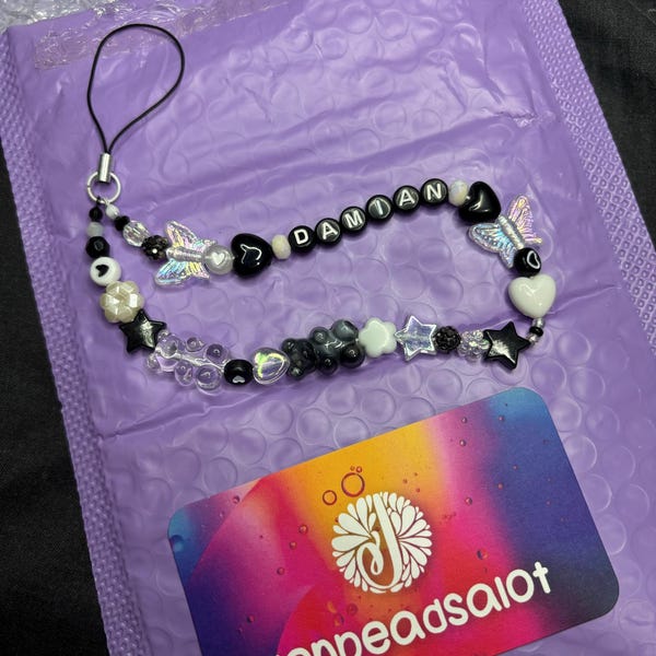 Customized Phone Chain, Personalized Phone Chain, Make Your Own Phone ...