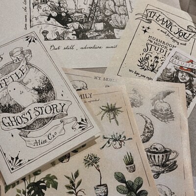 Sticker Collection Set of 3 Sticker Sheets 60 Individual Stickers - Etsy