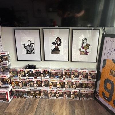 Bret Hart Art Print Awesome Poster of the Bret the Hitman Hart // the ...