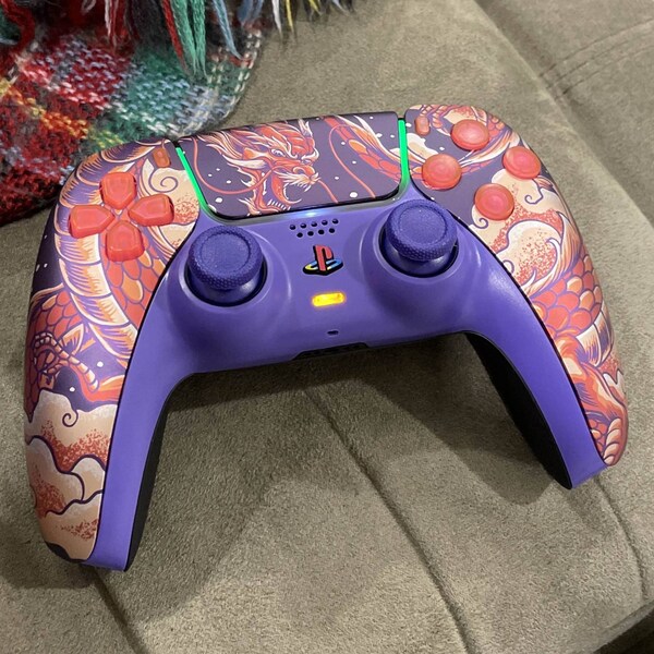 Orbital Xbox Series X|S Controller Microsoft X Killscreen Purple & Blue ...