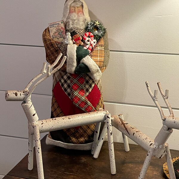 C7 Handmade Santa W/robe from Vintage 1920/30s Hand-quilted Multi ...