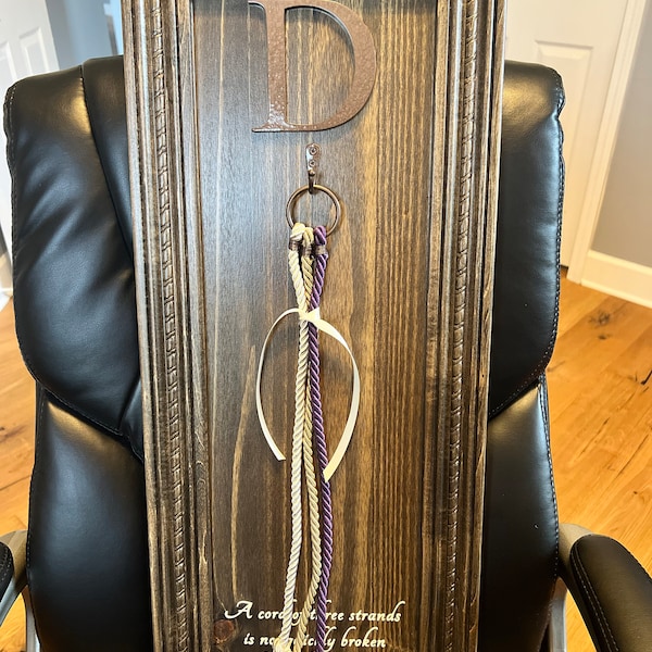God's Corded Knot With Verse, a Cord of Three Strands,colored Cord ...