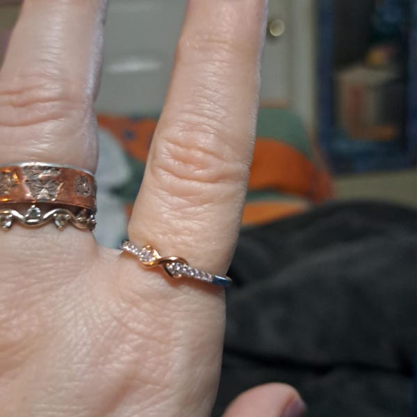 Mother & Daughter Forever Linked Together Ring,birthday Gift for ...