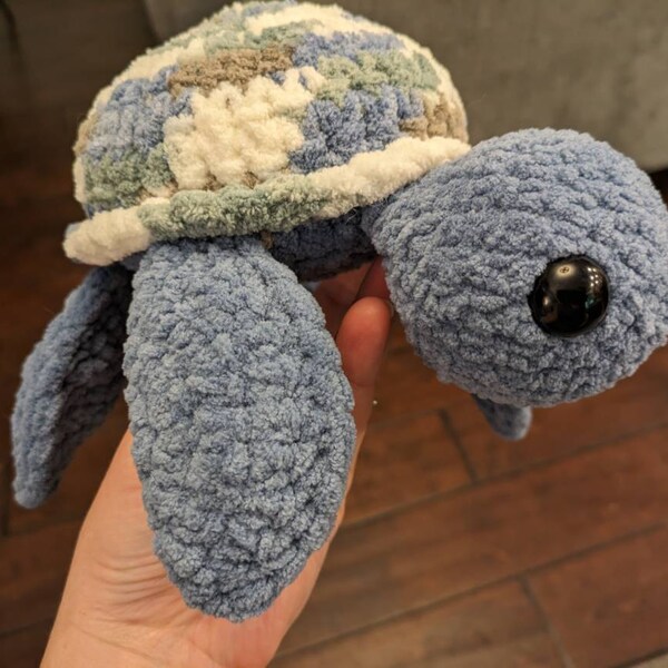Fred the Sea Turtle Crochet Pattern PDF Download Includes Follow Along ...