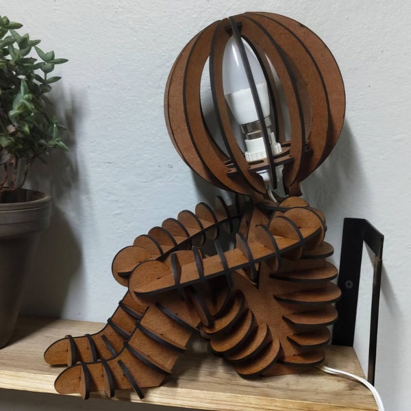 Sitting Human Figure Lamp Shade: Laser Cut Files DXF, SVG - Etsy