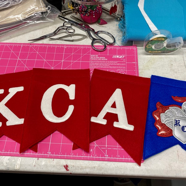 In-the-hoop Banner Alphabet - Machine Embroidery Design - 26 Letters ...