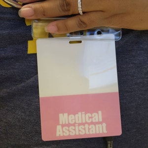 Mini CNA / NA / Nursing Assistant Horizontal Badge Card Set - Etsy