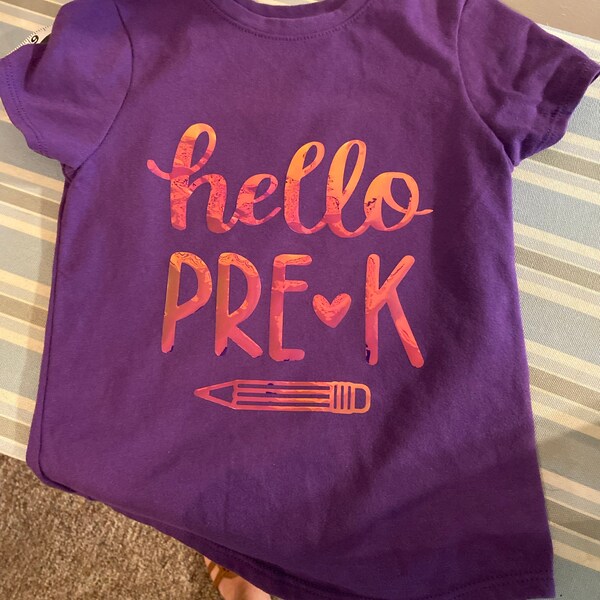 Hello Pre K Svg Bundle, Back to School Svg, First Day of School Svg ...