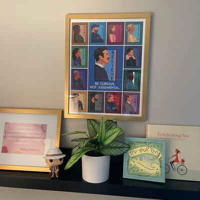 Be Curious, Not Judgemental Collage Medium Print - Etsy