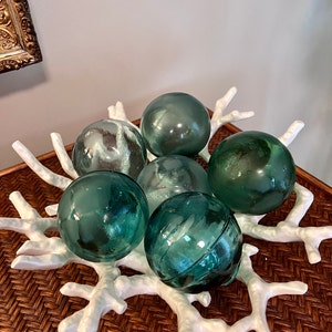 Six Different Colored Authentic Japanese Glass Floats, Alaska Beach ...