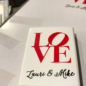 Sparks Flew Custom Wedding Matches, Personalized Sparkler Matches ...