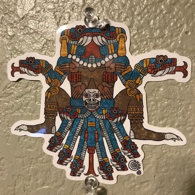 Coatlicue Sticker, Vinyl Sticker, Aztec, Codex, Mexica, Earth Mother - Etsy