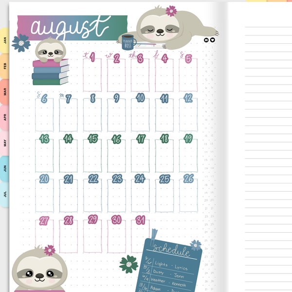 School Days Digital Planner Stickers Goodnotes, iPad and Android Back ...