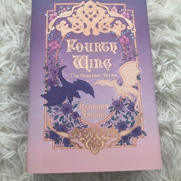 Fourth Wing Rose Gold Dust Jacket - Etsy