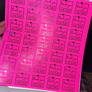 35 Happy Mail Sticker Thank You Business Labels Thank You - Etsy