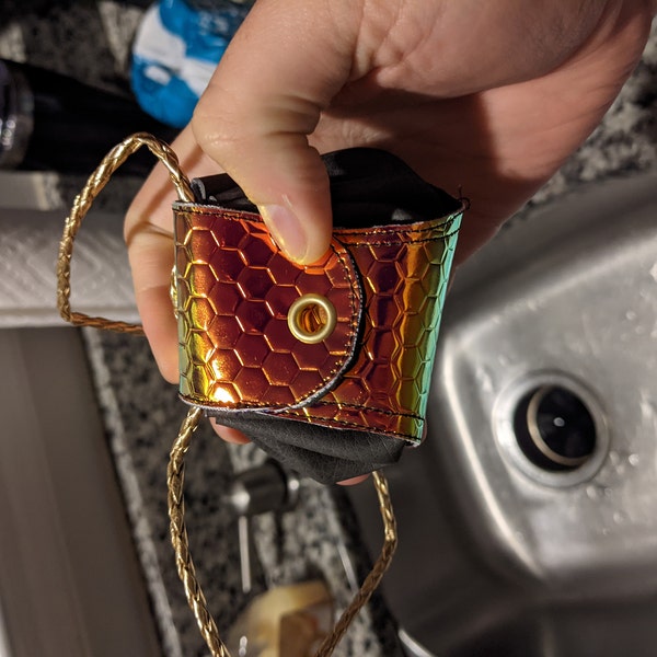 PDF Pattern. Leather Drawstring Coin Pouch - Etsy