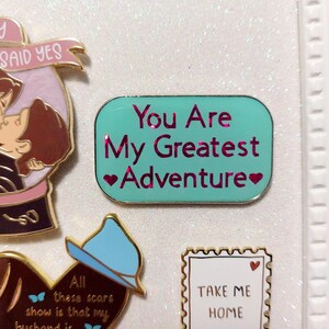 Personalised Design Your BIG Rectangle Enamel Pin Customised - Etsy