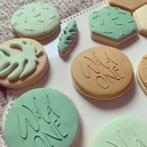 Wild One Cookie Embosser, Baby Shower Cookie Stamp, Baby Shower Cookie ...