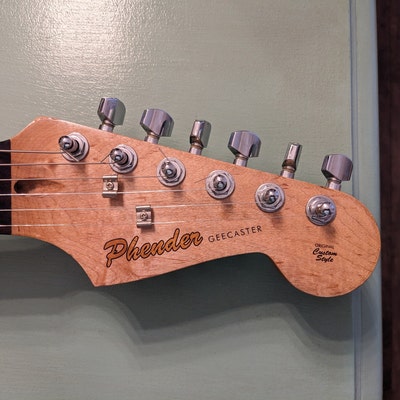 CUSTOM Vintage Style Guitar and Bass Waterslide Headstock Decals - Etsy