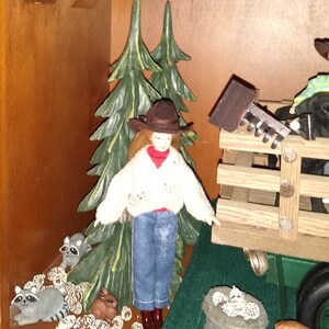 Miniature Cowboy Hat,mini Western Hat,dollhouse Cowboy,cowgirl Hat ...