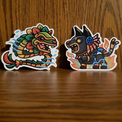 Aztec God Quetzalcoatl Sticker - Etsy