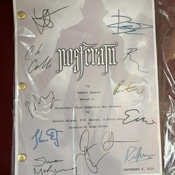 John Wick Script Signed- Autograph Reprints- Keanu Reeves - Screenplay ...